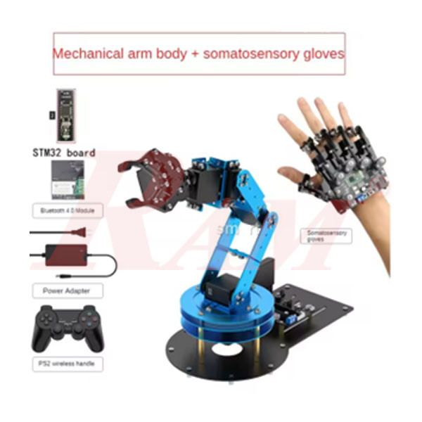 LeArm Professional Complete Robotic Arm 6DOF Degrees Of Freedom + Wireless Mechanical Glove for ...